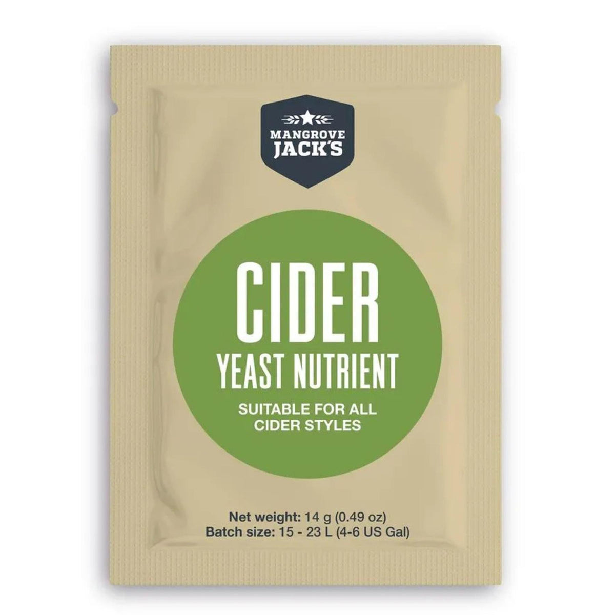 Mangrove Jack's Cider Yeast M02 plus Cider Nutrient – Almost Off Grid
